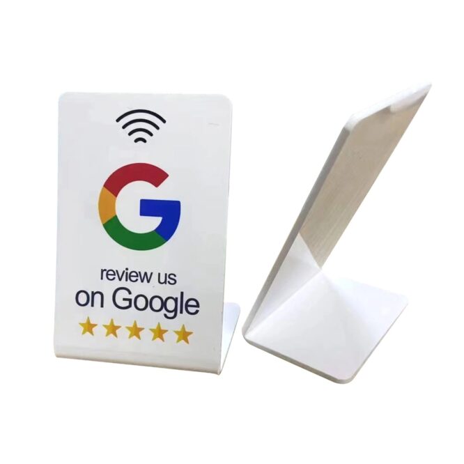 Personalized NFC Google Review Standee - Who I Card - India's No. 1 NFC ...